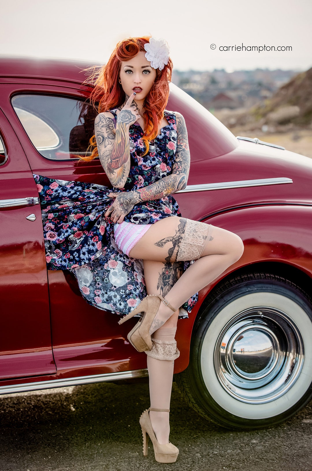 Cartel de Pinup Girl Rockabilly, arte retro de chica pin up, decoración de cueva de hombre de ...