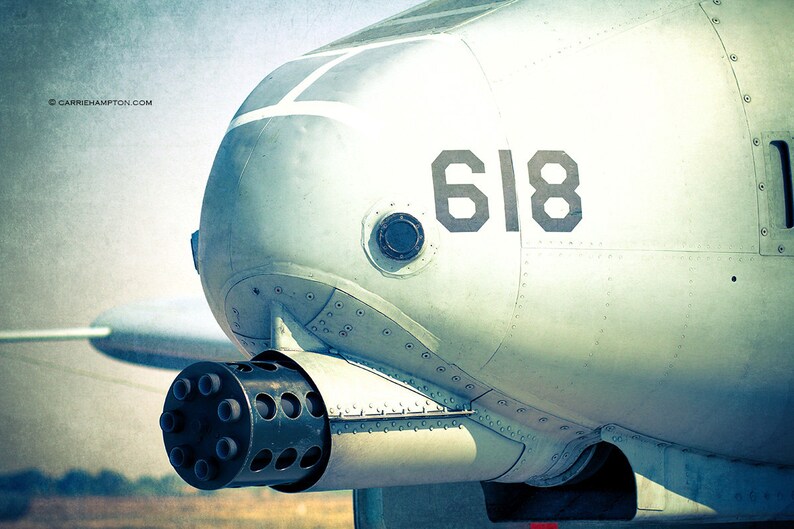 A10 Warthog Print, GAU Avenger Gun Poster, Vintage Military Photo ...