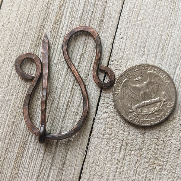 Copper Shawl Pin - Etsy