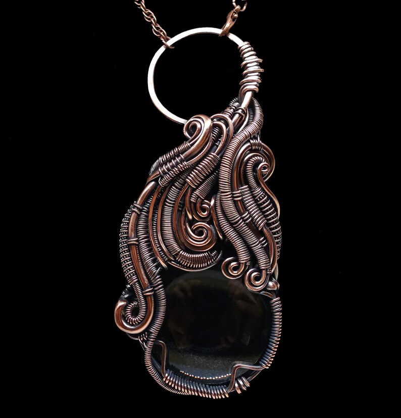Steampunk Wire Wrap Magnifying Glass Pendant - Etsy