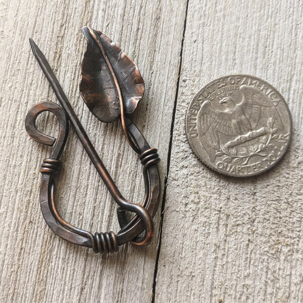 Copper Shawl Pin - Etsy