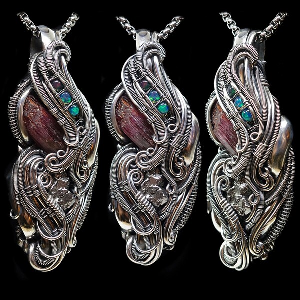 Heady Wire Wrapped Pendant - Etsy