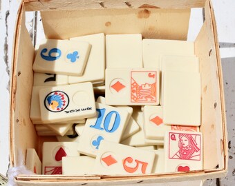 Playing card tiles | Etsy