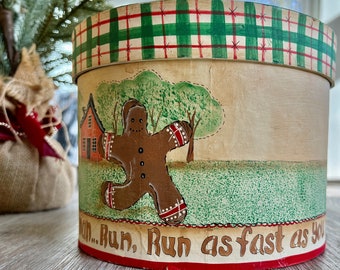 Cardboard Gingerbread Box - Etsy