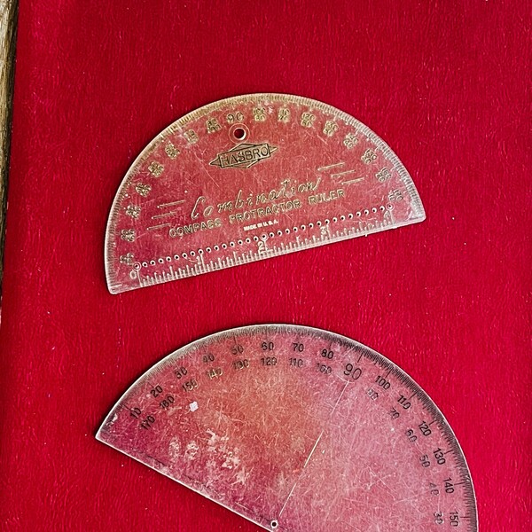 Vintage Protractor - Etsy