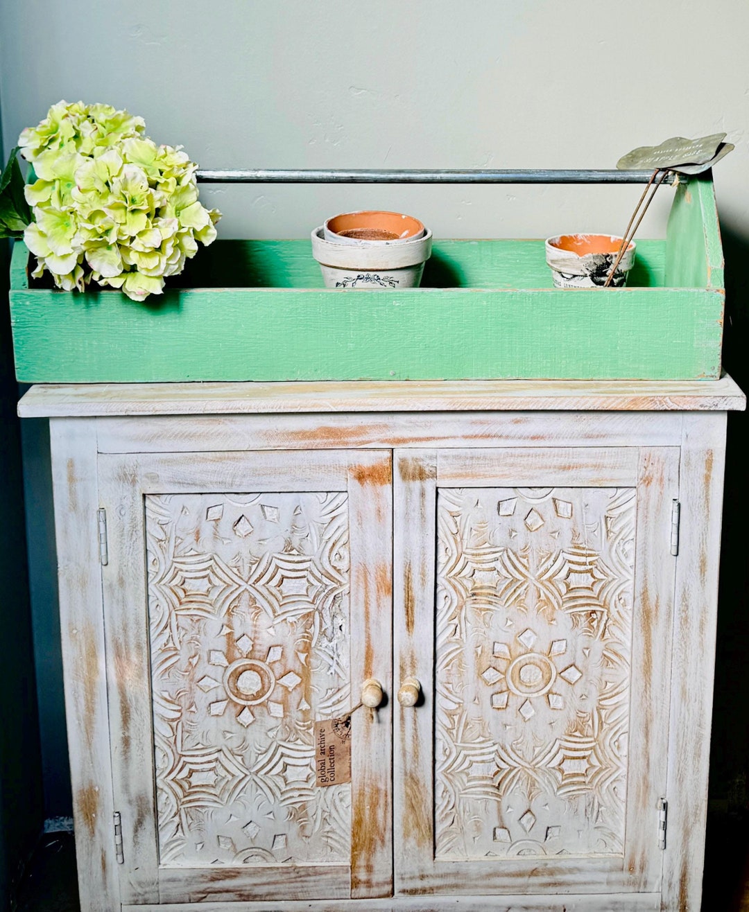 Wood Planter With Handle. Tote Organizer Magazine Holder Large 32 ...