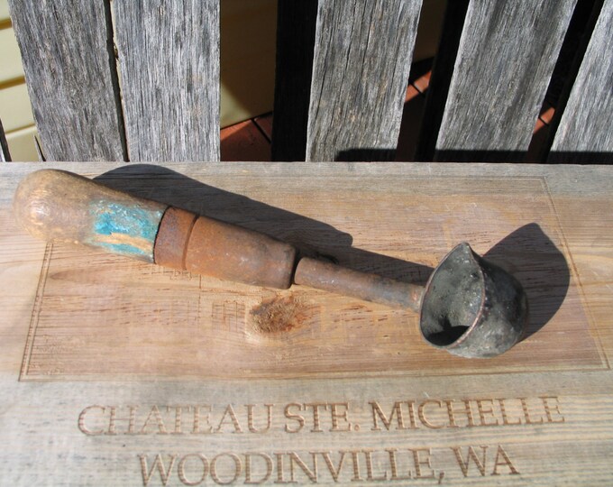 Primitive Smelting Ladle Metal Lead Ladle Tool Rustic Decor - Etsy