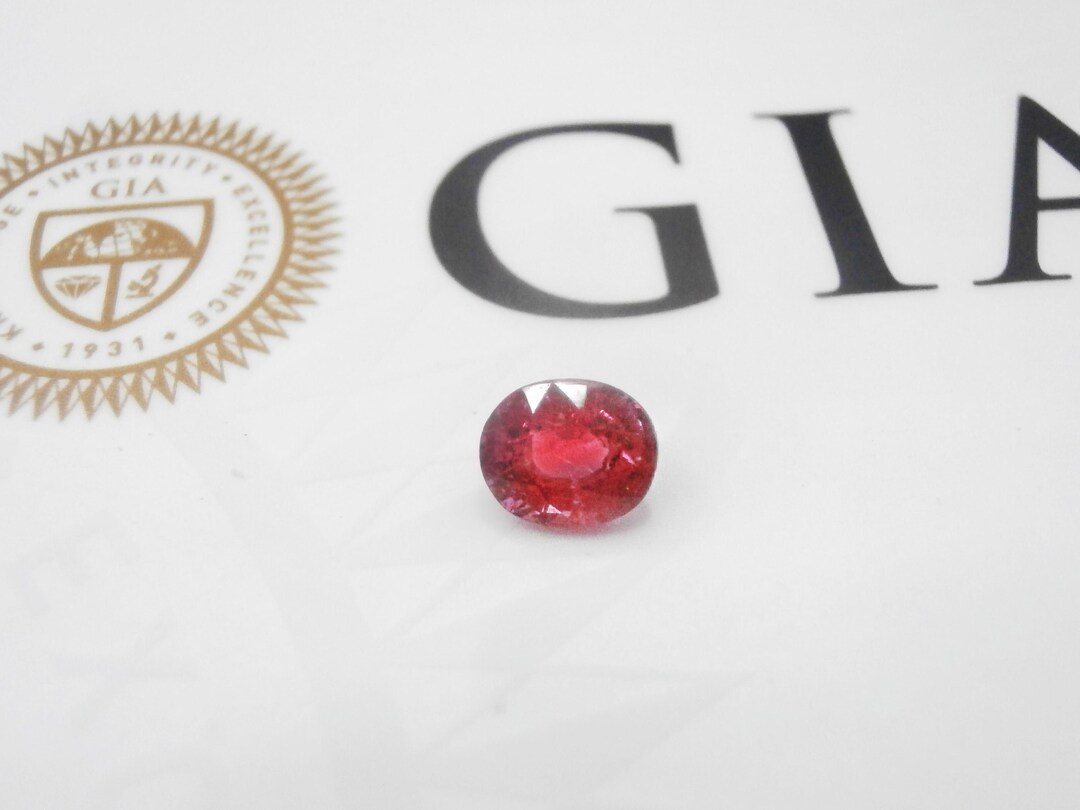 Certified Ruby 1.14 Carats Oval From Madagascar With GIA and GAL ...