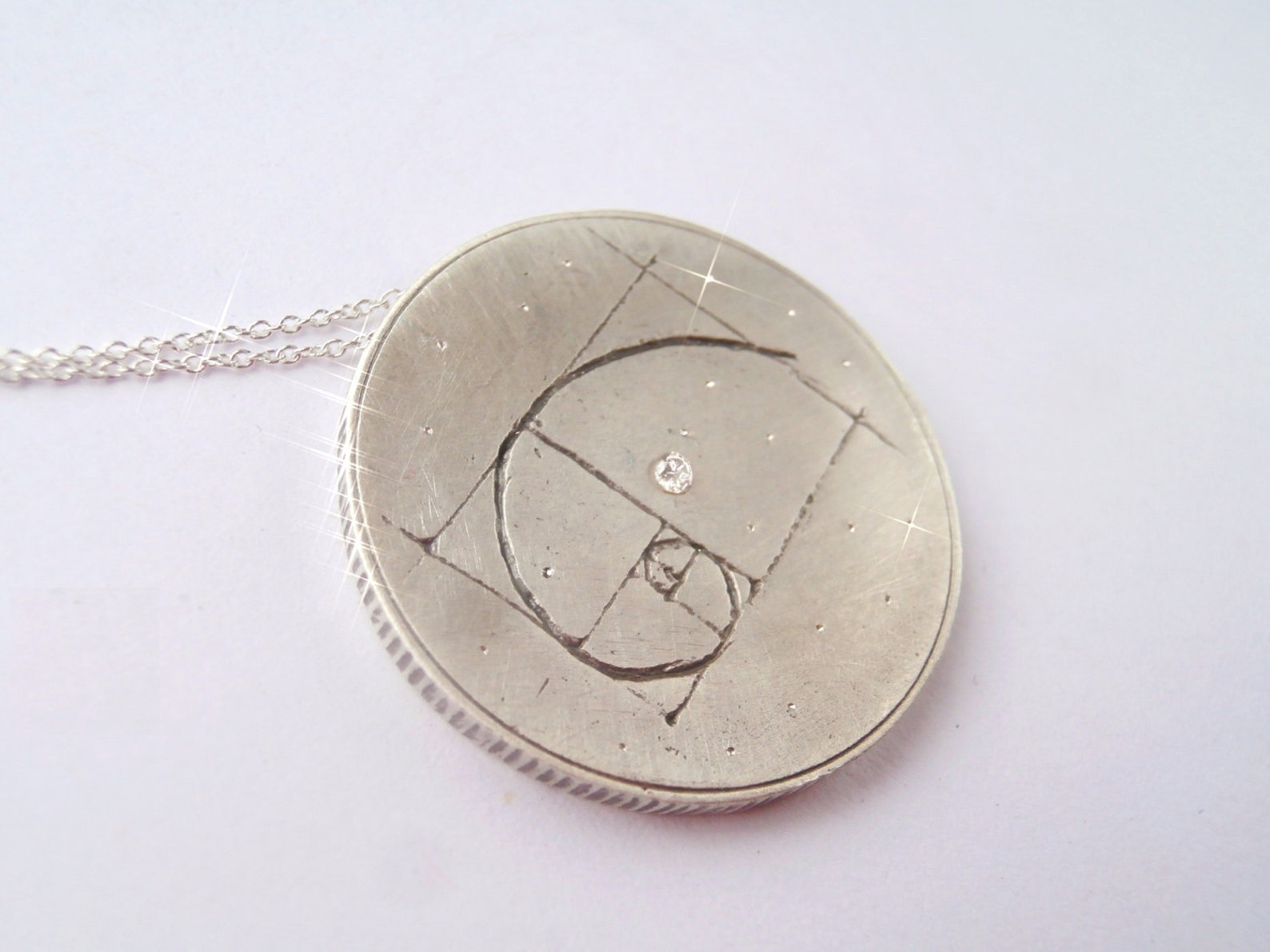 Golden Ratio Fibonacci Necklace Sterling Silver - Etsy