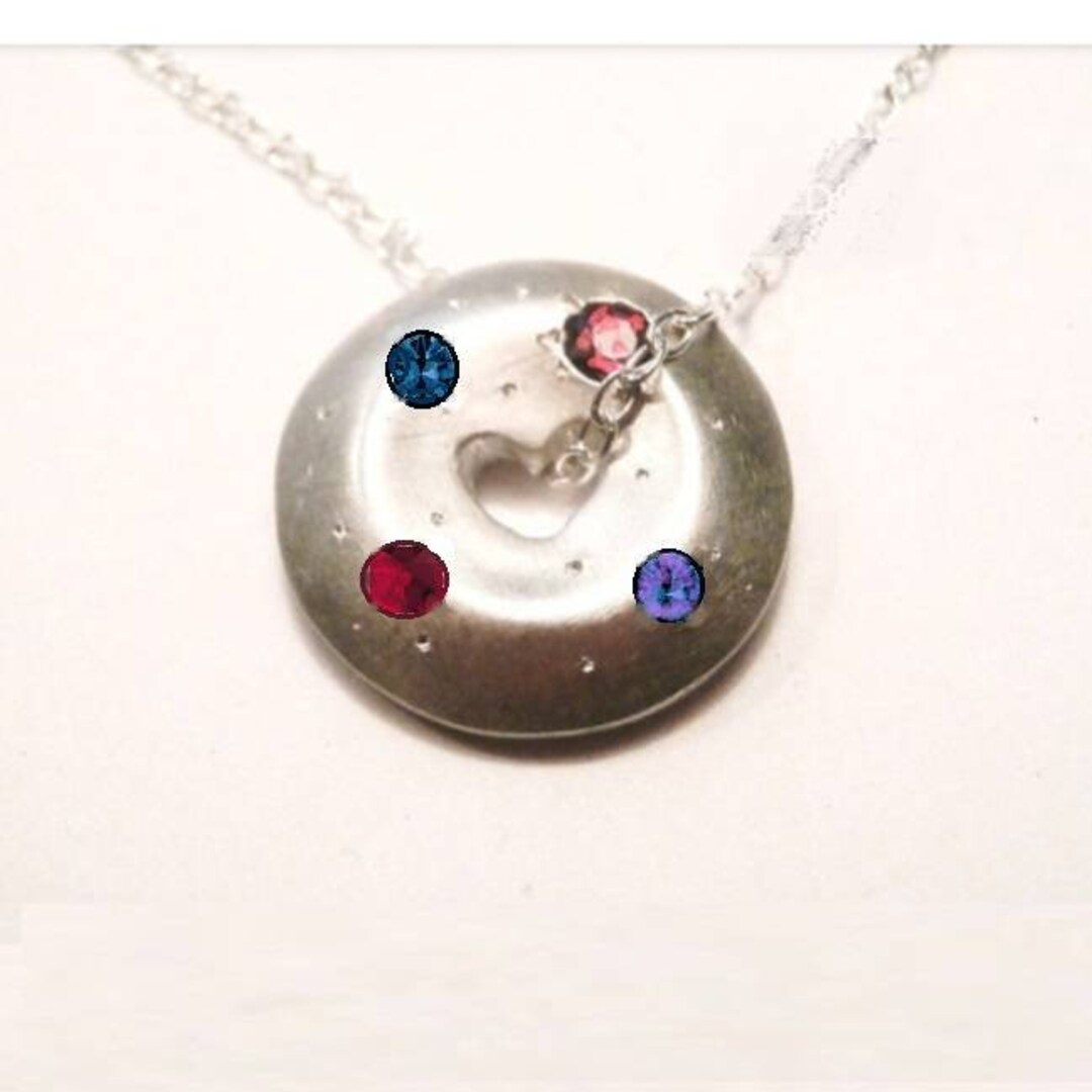 Mini Celestial Love Token Necklace - Etsy