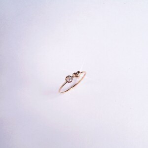 14K Gold and Diamond Heart Ring From the Sweet Nothings Collection - Etsy