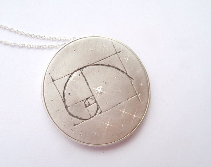 Golden Ratio Fibonacci Necklace Sterling Silver - Etsy