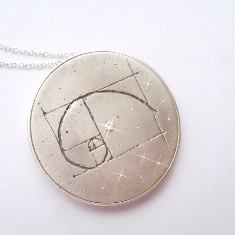 Fibonacci Necklace - Etsy