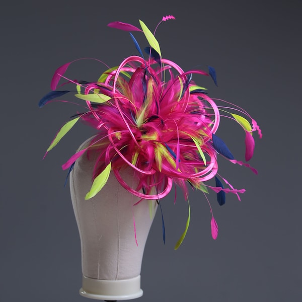 Yellow Fascinator - Etsy