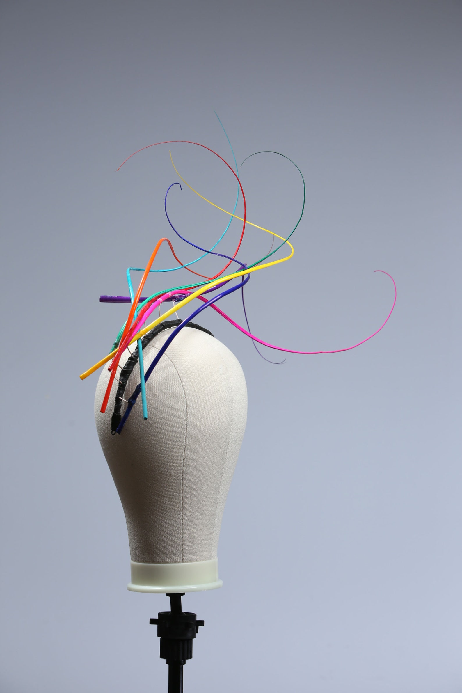 Rainbow Quill Floating Fascinator Hat Headband Headpiece red - Etsy UK