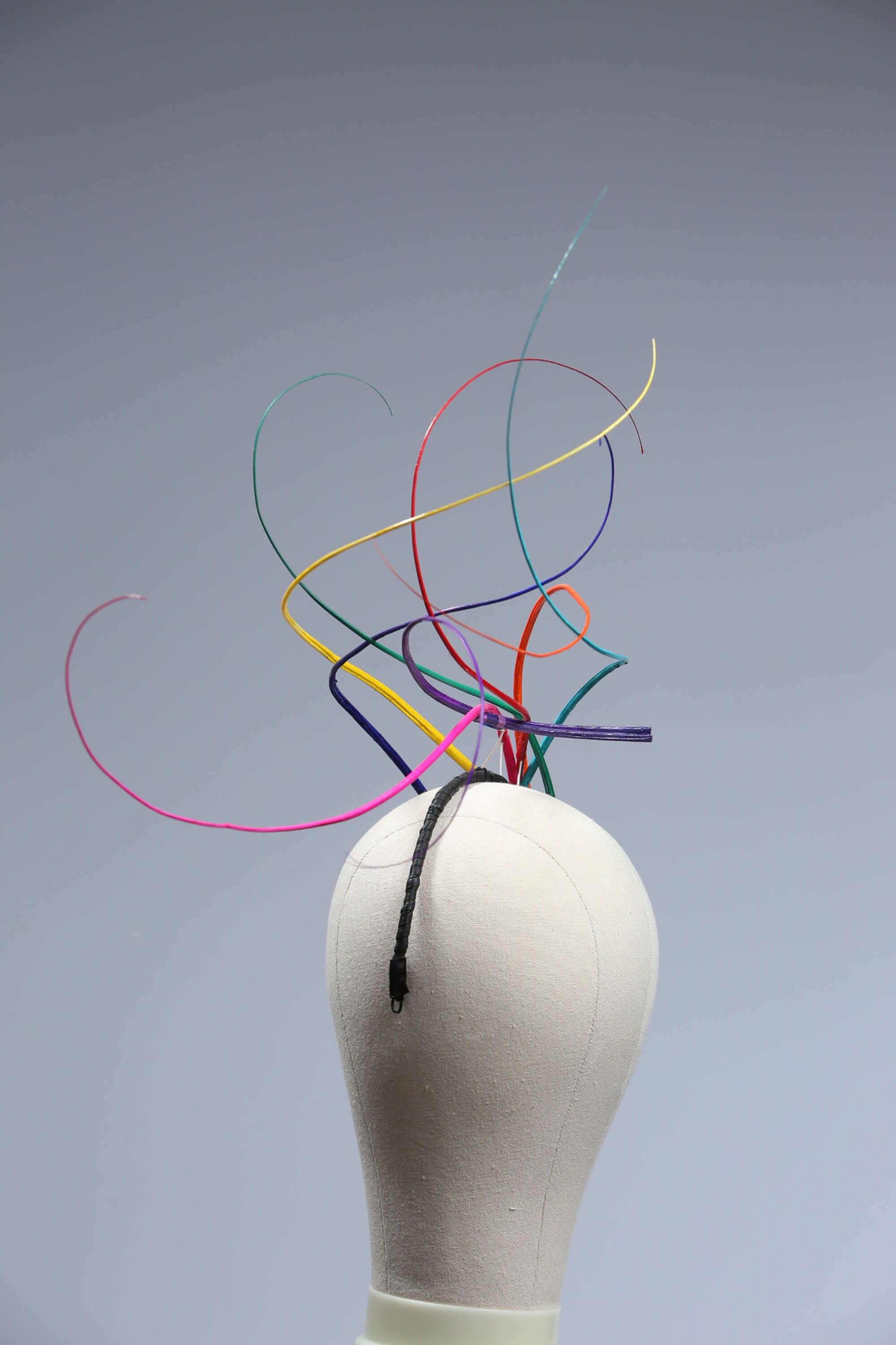 Rainbow Quill Floating Fascinator Hat Headband Headpiece red - Etsy UK