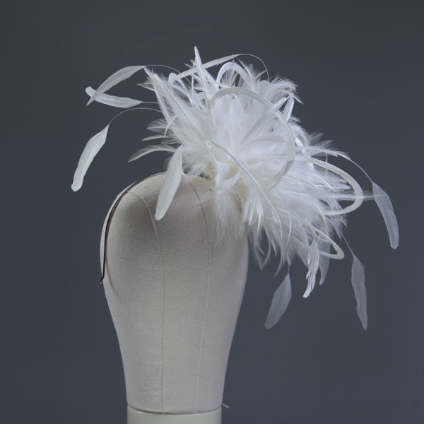 Ivory Fascinator - Etsy