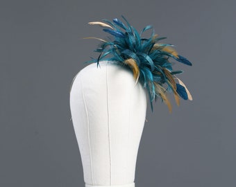 Teal Fascinator - Etsy