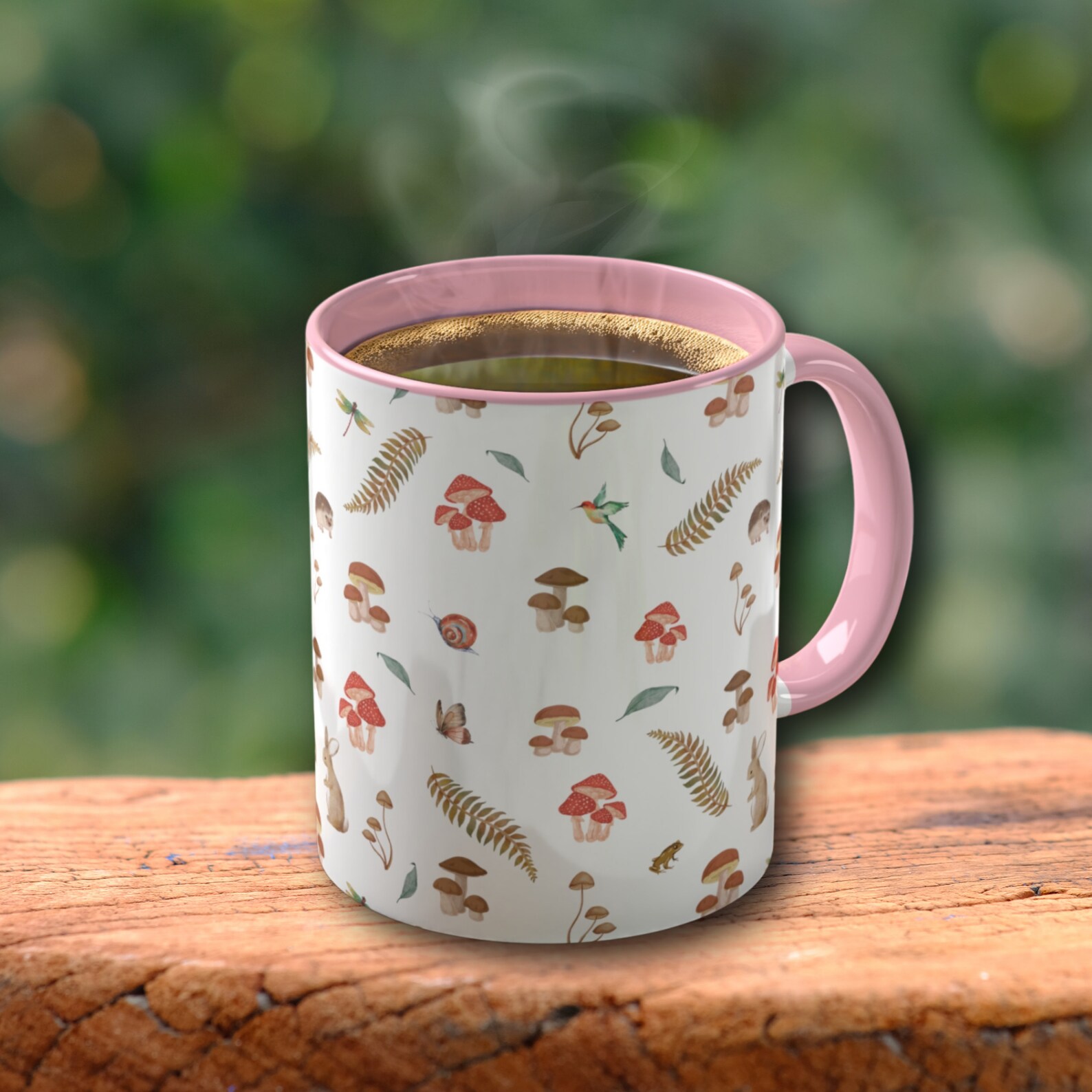 Cute Mushroom Mug Fairy Vibes Cottagecore Woodland Creature Nature ...