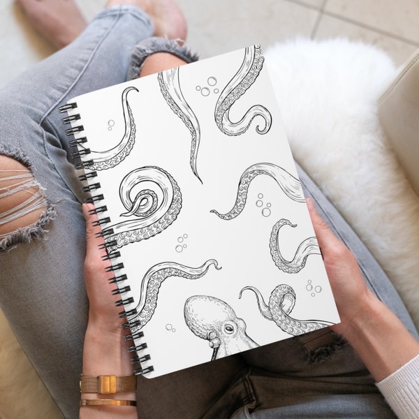 Octopus Notebook - Etsy