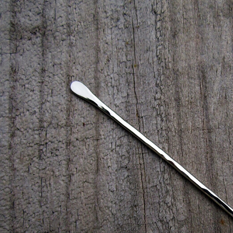 Silver Hair Stick - Etsy