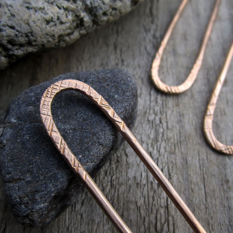 Handmade Hair Fork Metal - Etsy