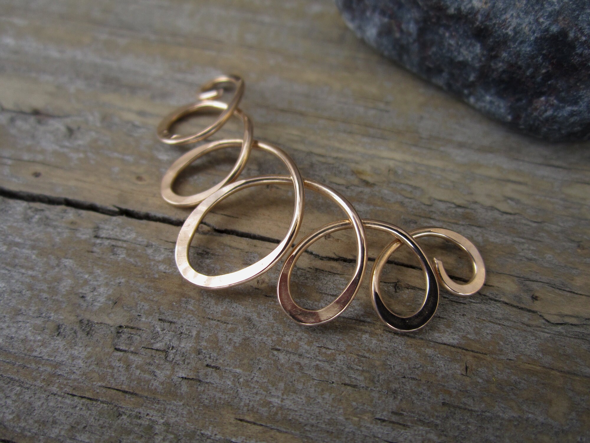 Bronze Five Loop Charm Holder - Holds Multiple Charms - Mothers ...