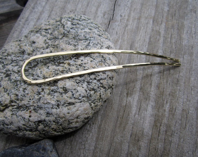 Rosemary Plant Brass Hair Pin Set, Chignon Holder Ornament, Unique Hair ...