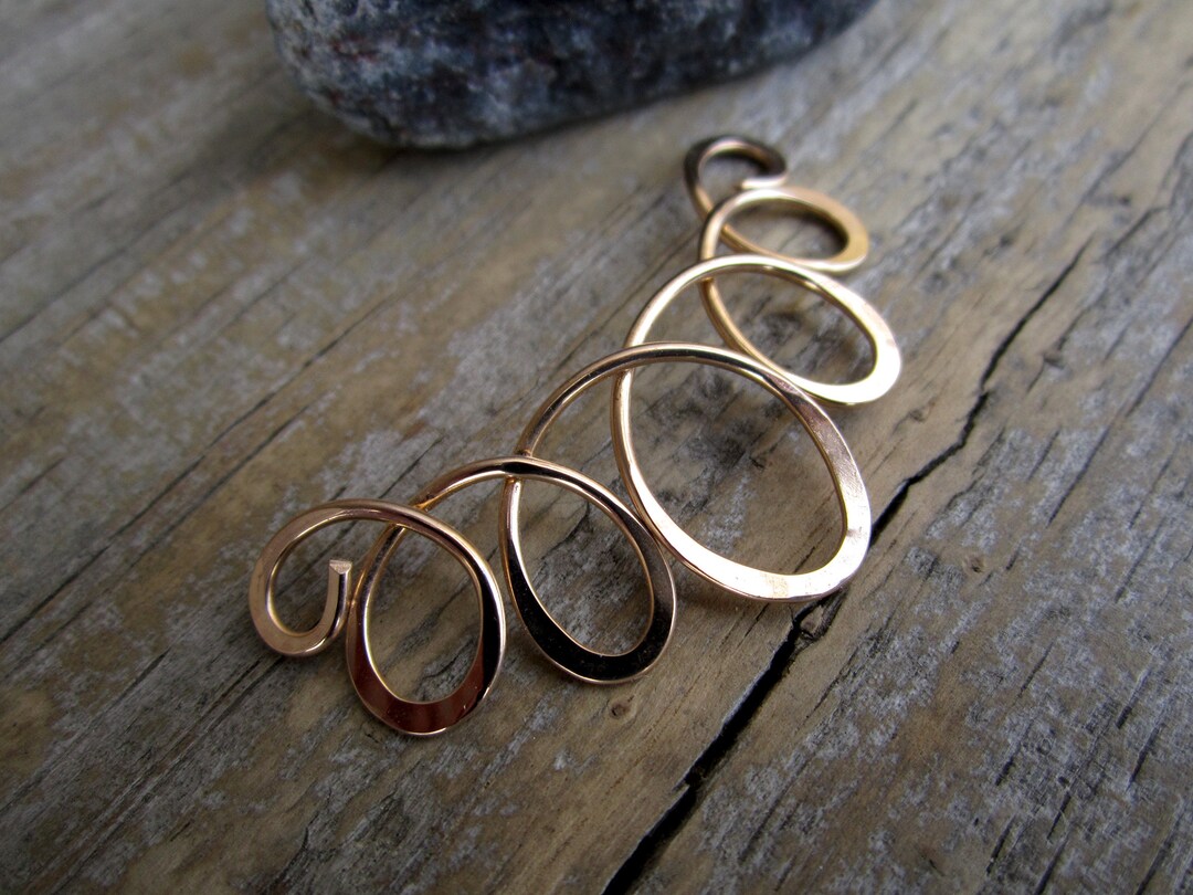 Bronze Five Loop Charm Holder - Holds Multiple Charms - Mothers ...