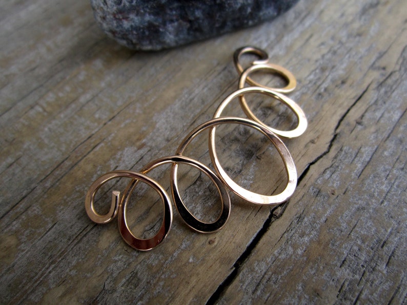 Bronze Five Loop Charm Holder - Holds Multiple Charms - Mothers ...