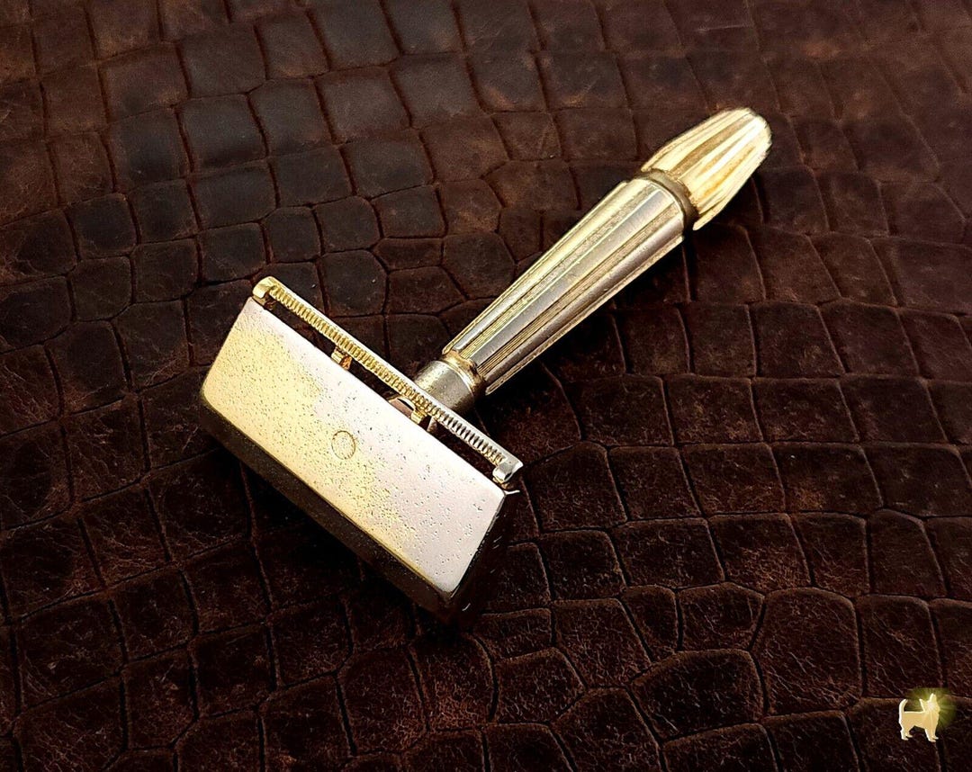 GEM Micromatic Bullseye Aka Bullet Tip Vintage Single Edge Safety Razor ...