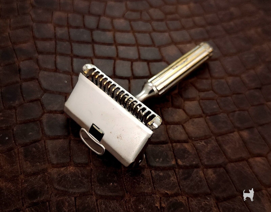 GEM 1912 Vintage Single Edge Safety Razor - Curved Head, Short Handle ...