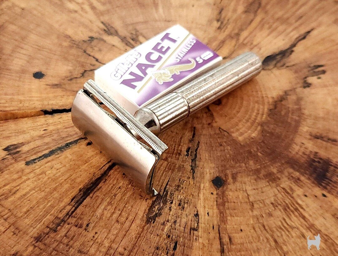 Gillette Fat Handle Tech Vintage Double Edge Safety Razor - Etsy