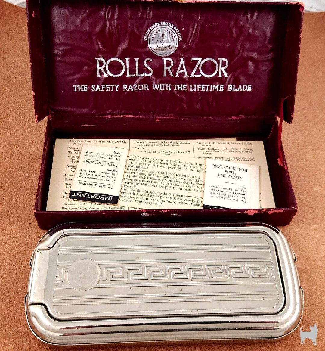 Rolls Vintage Safety Razor Full Set - Etsy