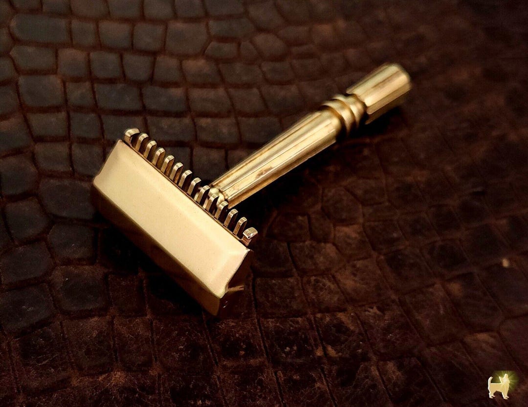 GEM Micromatic Open Comb Vintage Single Edge Safety Razors - Brass - Etsy