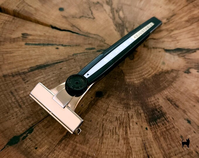 Schick Type M1 Gold Adjustable Vintage Injector Safety Razor - Etsy