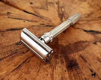 1965 Gillette Slim Adjustable Vintage Safety Razor Date Code K2 - Etsy