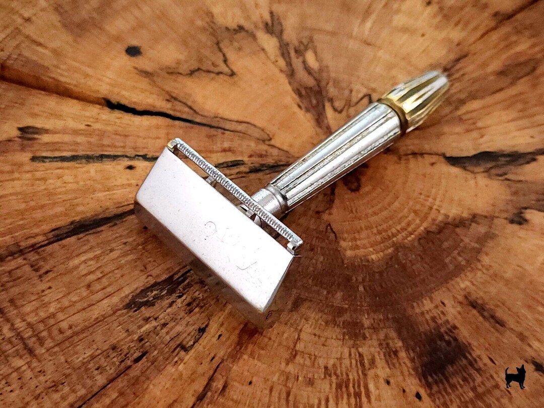 GEM Micromatic Bullseye Aka Bullet Tip Vintage Single Edge Safety Razor ...