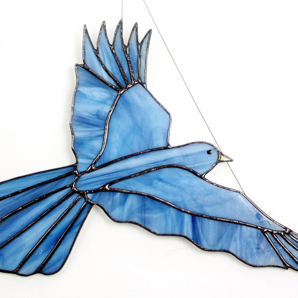Bluebird Stained Glass - Etsy