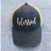 Blessed Hat Blessed Trucker Hat Grateful Thankful Blessed - Etsy