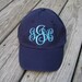 Baseball Hat With Monogram Monogrammed Baseball Cap - Etsy