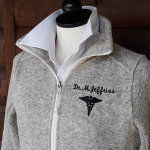 Ladies Personalized Doctor Jacket Embroidered Dr Jacket - Etsy