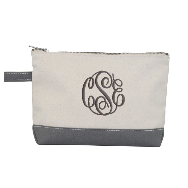 Canvas Makeup Bag - Etsy