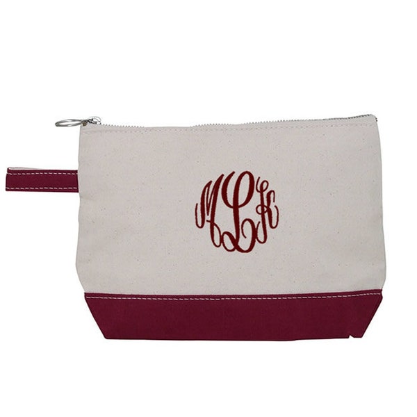 Canvas Makeup Bag - Etsy