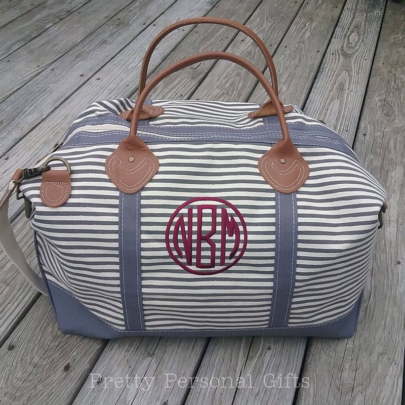 Monogrammed Weekender Bag - Etsy