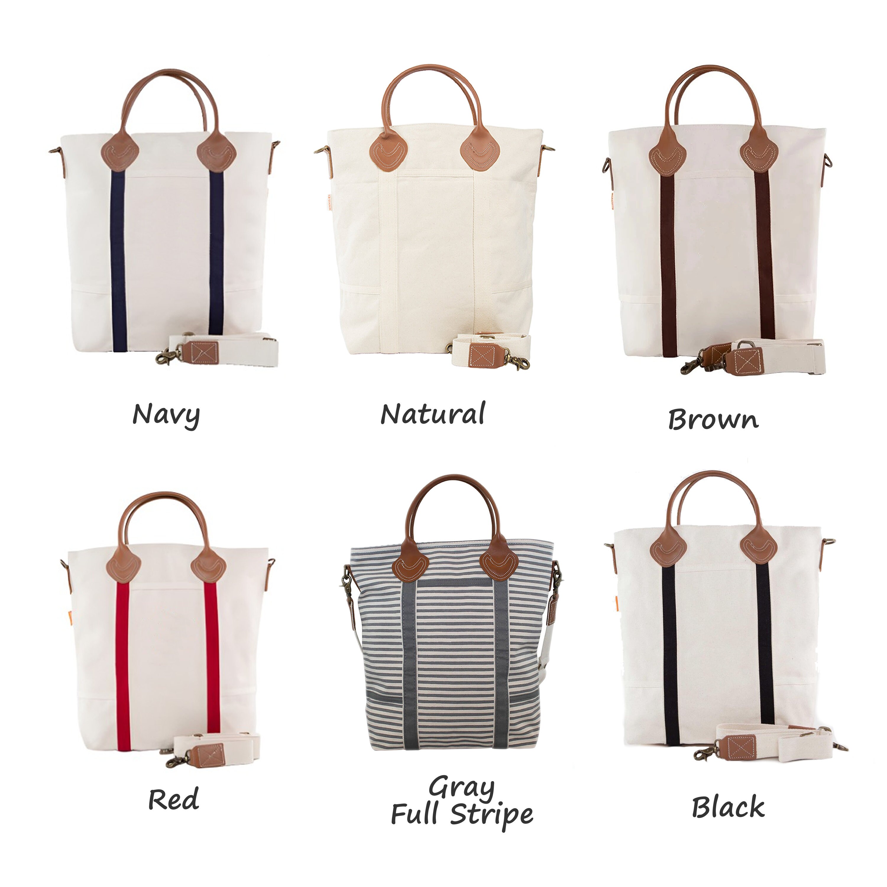 Personalized Canvas Flight Bag: Embroidered Monogram, Leather Handles ...