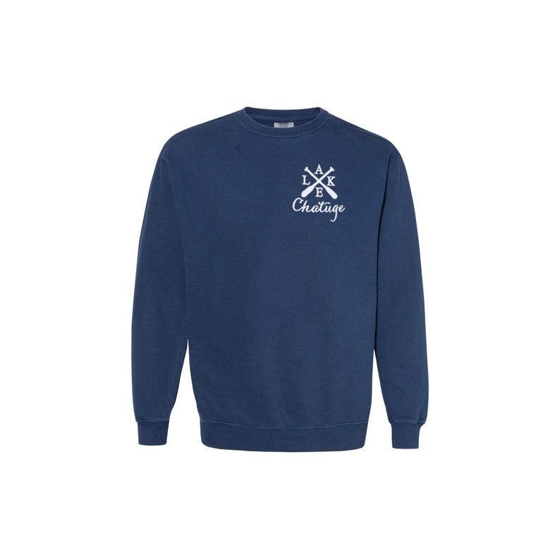 Lake Sweatshirt Comfort Colors Crew Neck Sweatshirt Custom - Etsy