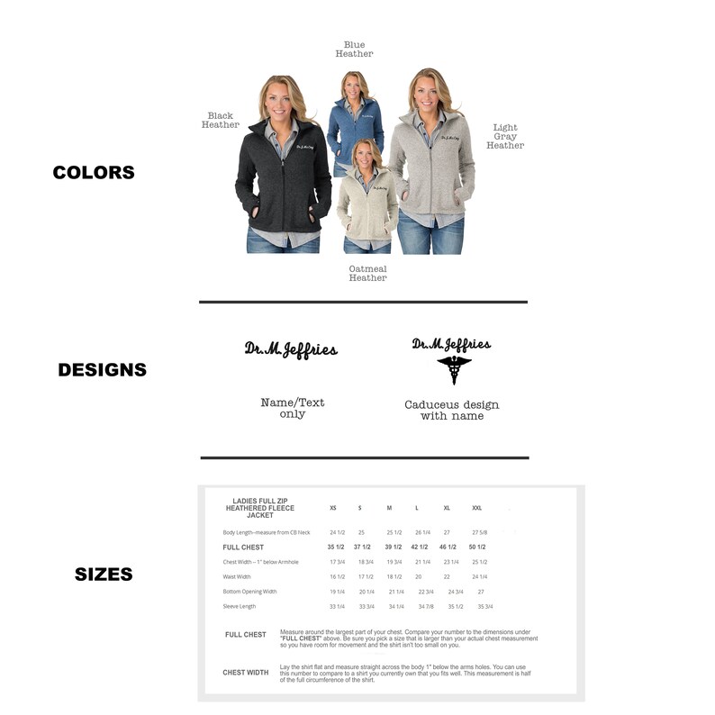 Ladies Personalized Doctor Jacket Embroidered Dr Jacket - Etsy