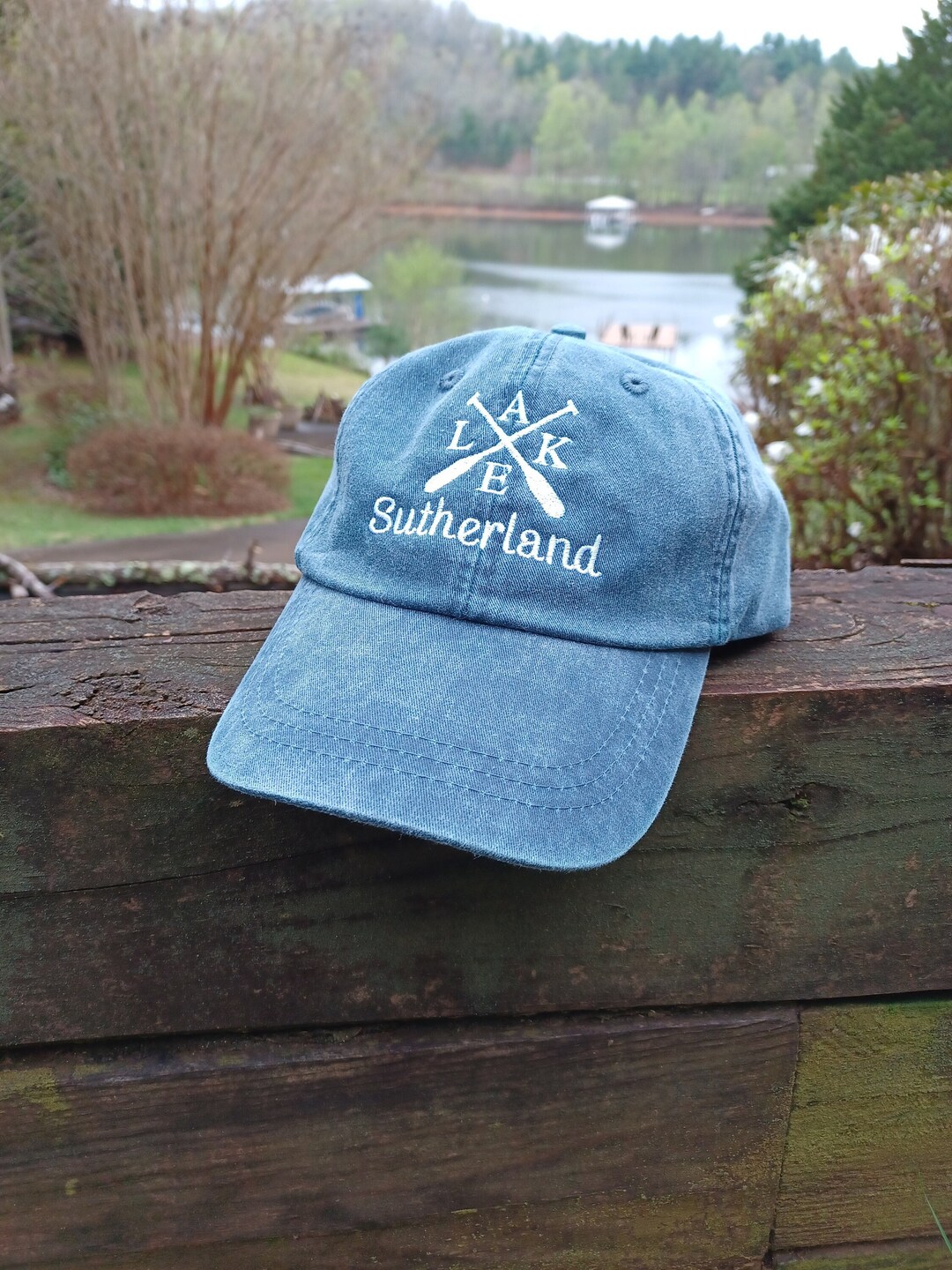 Custom Lake Hats, Lake Hats for Men and Women, Dad Hat With Lake Name ...