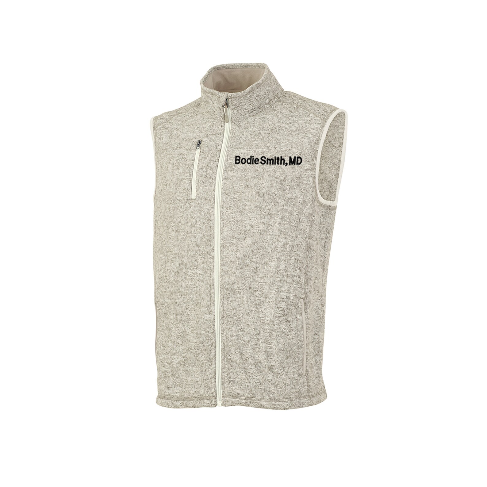 Men's Knit Sweater Jacket or Vest for Doctor Embroidered - Etsy